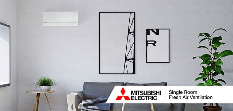 Single Room Fresh Air Ducted Ventilation with Lossnay Energy Recovery ...